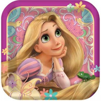 tangled party plates