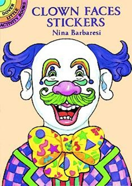 Clown Faces Sticker Little Activity Book – Bling Your Cake