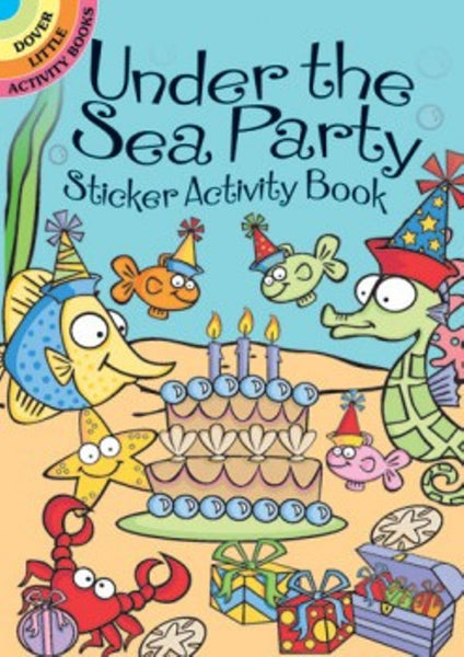 Under the Sea Party Stickers Little Activity Book – Bling Your Cake