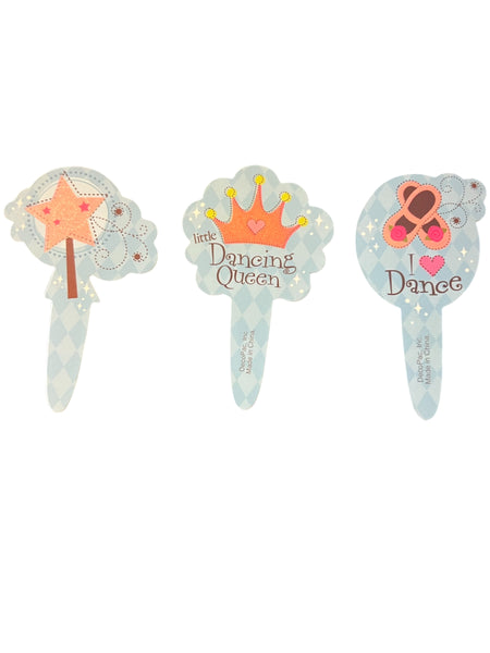 12 Little Dancing Queen Flexi Cupcake Picks – Bling Your Cake