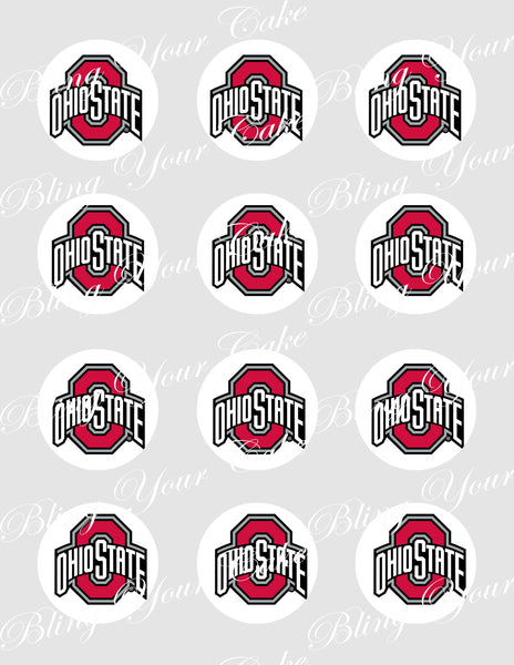 Ohio State University OSU Edible Icing Sheet Cake Decor Topper - OSU1 ...