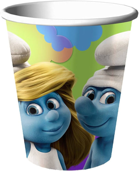 The Smurfs Birthday Party 9 oz. Paper Cups – Bling Your Cake