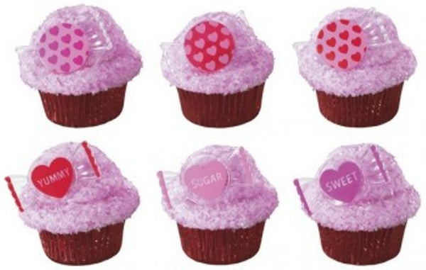 24 Sweet Candy Cupcake Rings – Bling Your Cake