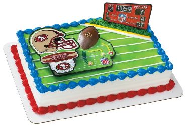 NFL San Francisco 49ers Cake Topper – Bling Your Cake