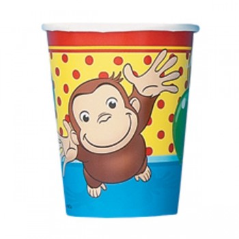 Curious George 9 ounce Hot/Cold Party Cups Party Supplies – Bling Your Cake