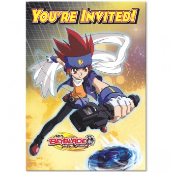 Beyblade Party Invitations – Bling Your Cake