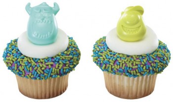 Monsters University Cupcake Rings - Set of 12 – Bling Your Cake