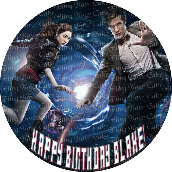 Doctor Who Edible Icing Sheet Cake Decor Topper – Bling Your Cake
