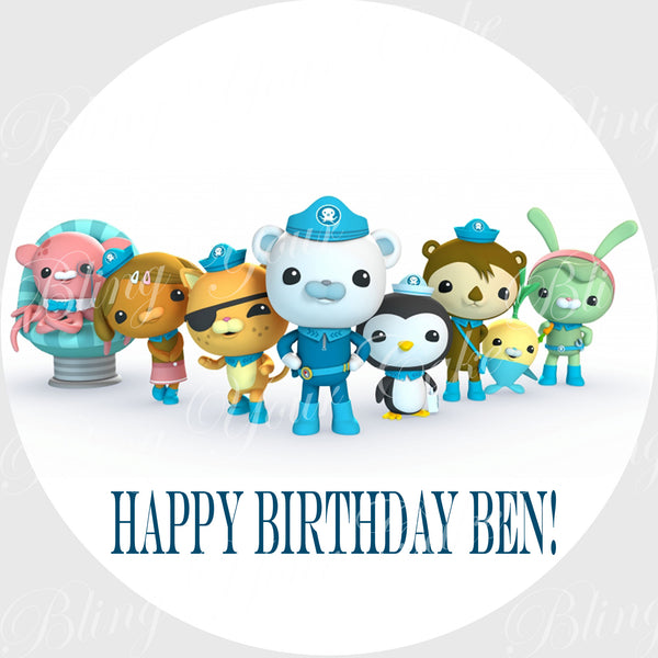The Octonauts Edible Icing Sheet Cake Decor Topper – Bling Your Cake