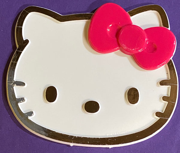 Hello Kitty Face Cake Topper Plaque – Bling Your Cake