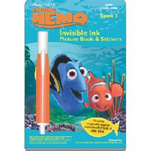 Finding Nemo Invisible Ink Picture Book and Stickers - Book 1 – Bling ...