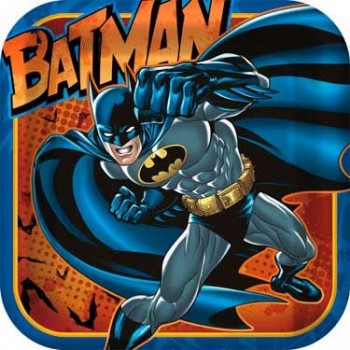 Batman Square Dinner Plates – Bling Your Cake