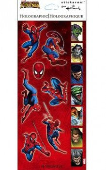 Spiderman Holographic Stickeroni Stickers – Bling Your Cake